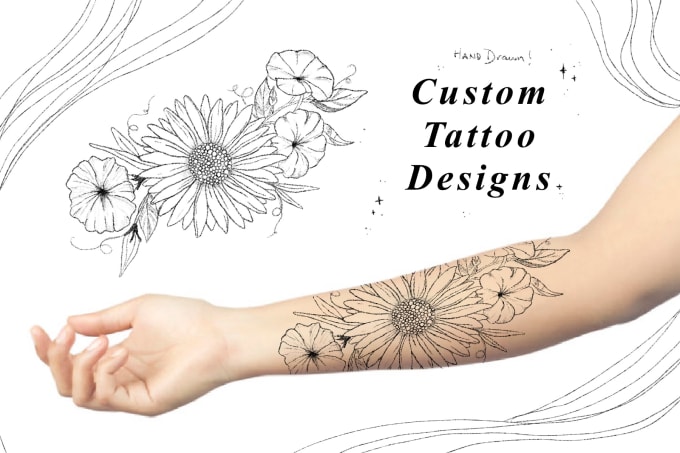 Design a custom tattoo by Bellalandry | Fiverr