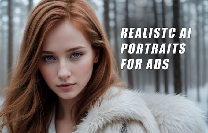 Create a realistic ai model portrait for advertising
