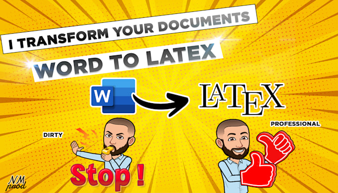 Transform your documents word to latex by Naj_naj | Fiverr