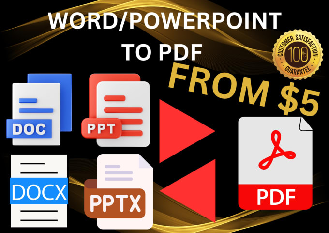 Convert word powerpoint documents to pdf by Jtmwrx | Fiverr Convert word powerpoint documents to pdf by Jtmwrx | Fiverr
