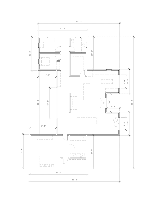 Draw or redraw architectural 2d floor plans in revit by Jack_a_walsh ...