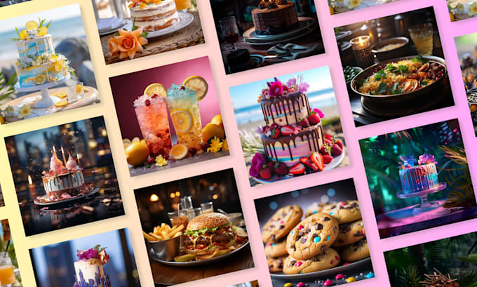 Create gorgeous food photography with ai by Mandycreativa | Fiverr