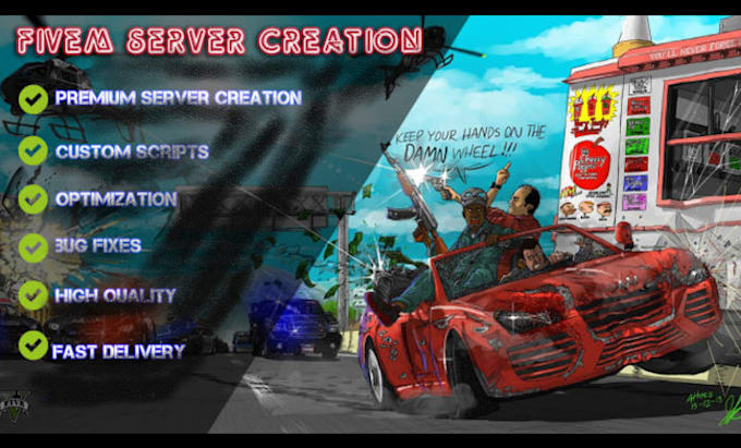 Develop you a custom vmenu fivem server or fix anything by Russellturne976 | Fiverr