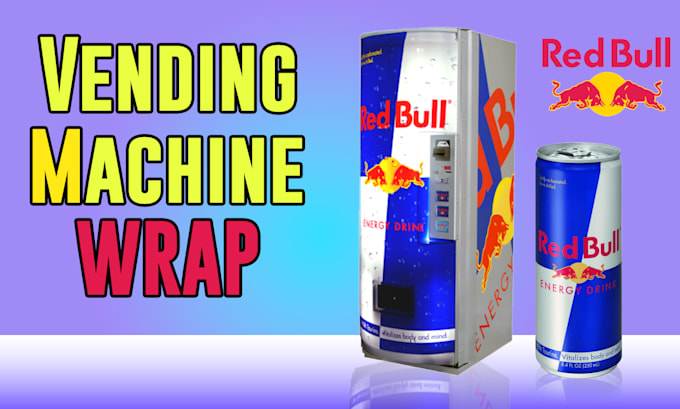 Do amazing vending machine wrap design or machines wrap design, atm machine wrap by ...