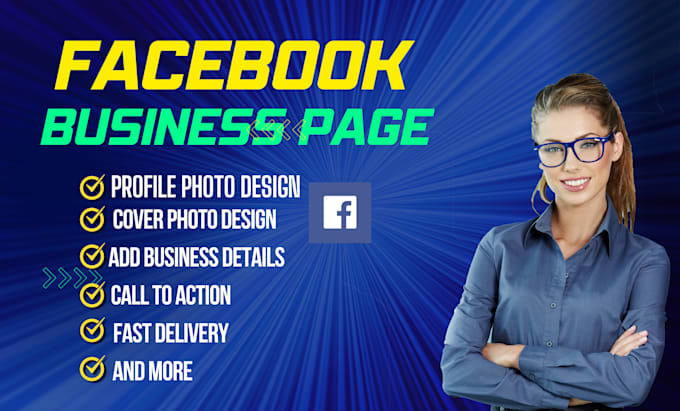 Do facebook business page setup, profile photo and cover design by ...