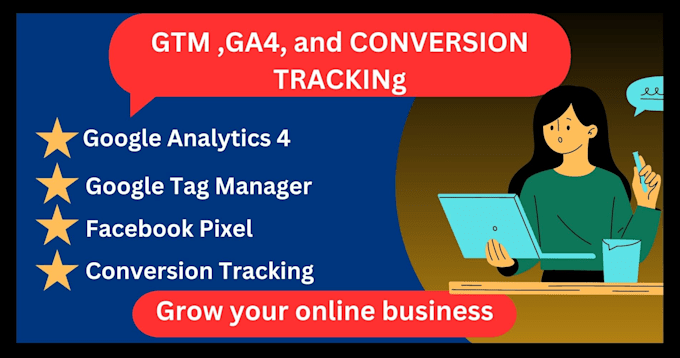 Setup google tag manager ga4 and conversion tracking by Fahmidapakhi | Fiverr