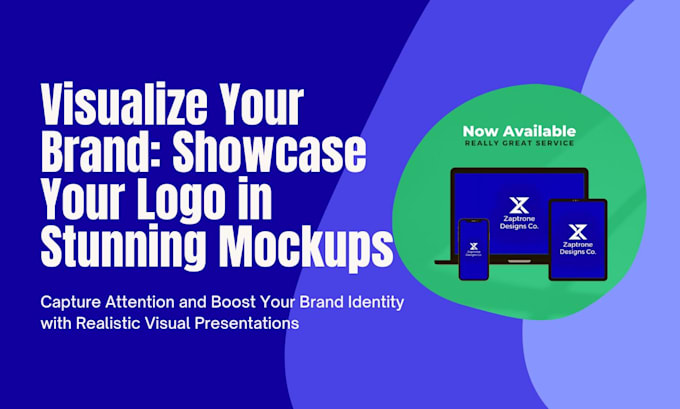 Create a professional mockup design for your brand by Zaptrone | Fiverr