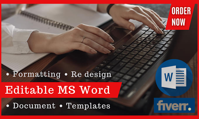 Do microsoft word document formatting, editable ms word template, ppt ...
