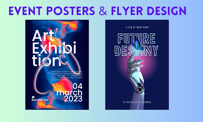 Design professional and beautiful posters by Mohammadashi604 | Fiverr