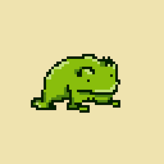 Make a 64x64 pixel art, after five clients, i raise 5usd by Weijunhsiao ...