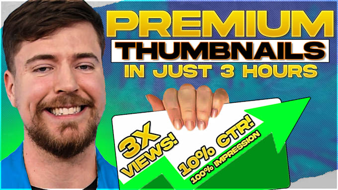 Make eye catching thumbnails for your youtube videos by Hexa_psd | Fiverr