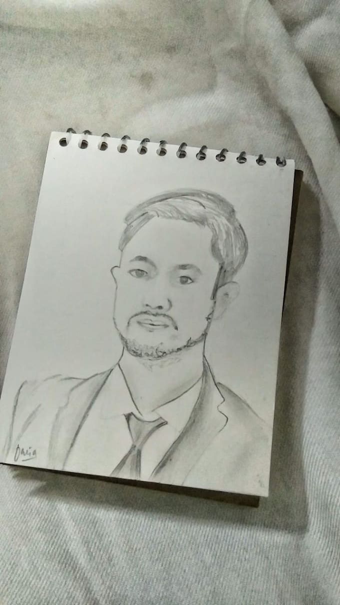 Draw custom portrait sketches and exquisite handdrawn portrait by ...