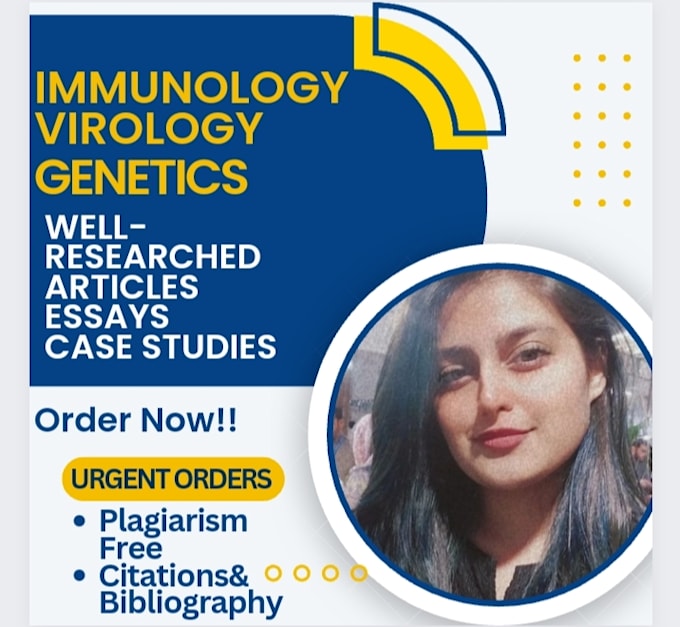 Help in immunology, virology, serology and genetics by Sababiochemist1 ...