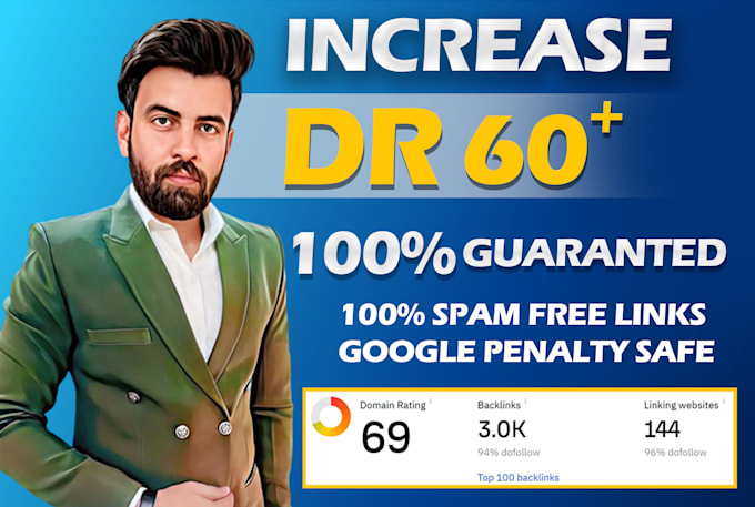 Increase domain rating dr ahrefs 60 plus by Seoadeel | Fiverr Increase domain rating dr ahrefs 60 plus by Seoadeel | Fiverr