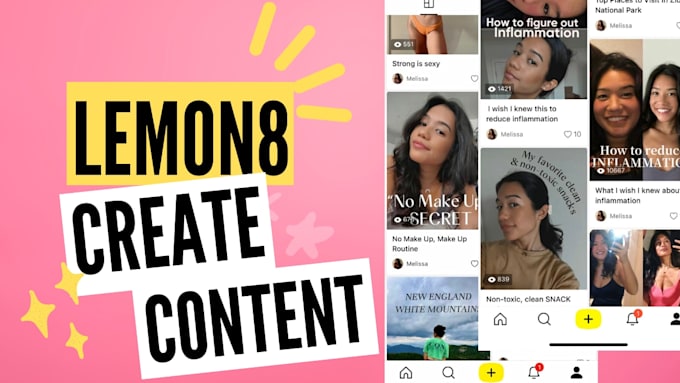 Create engaging social media content for lemon8 by Mabeng | Fiverr