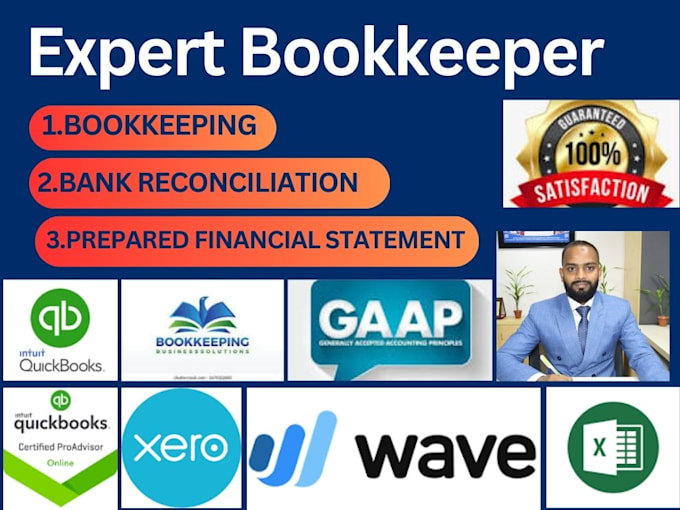 Expert bookkeeping accountant quickbooks online xero wave by Aahmedmba | Fiverr