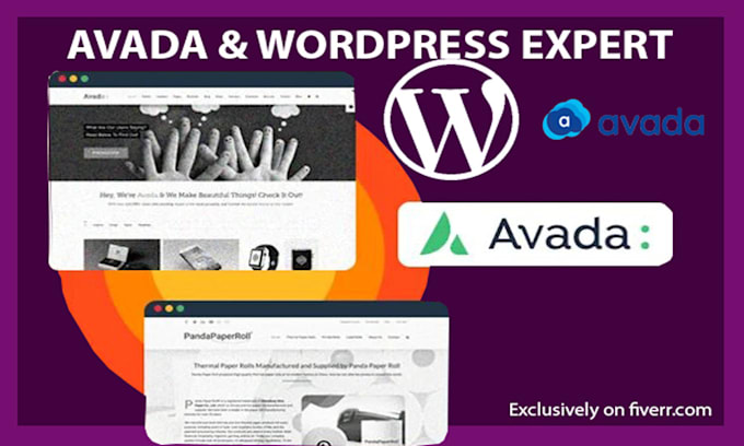 Design creative wordpress website using avada premium theme by Asuratuli | Fiverr