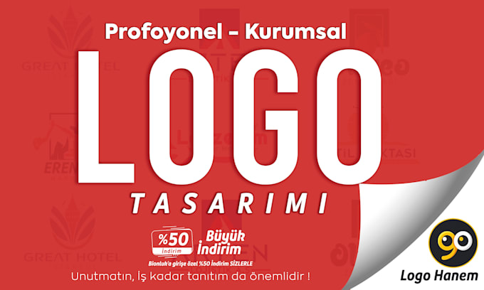 Ben kurumsal logo yaparim by Logocuhanem | Fiverr