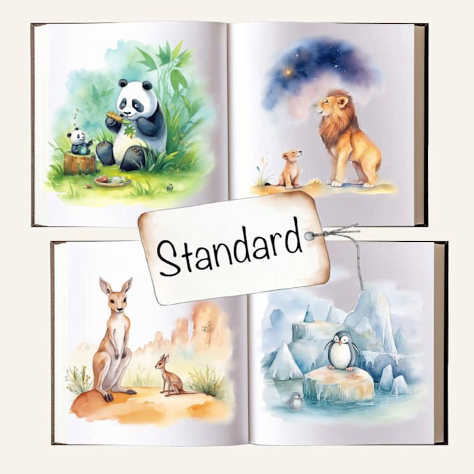 Create wonderful childrens book illustration in watercolor style by ...