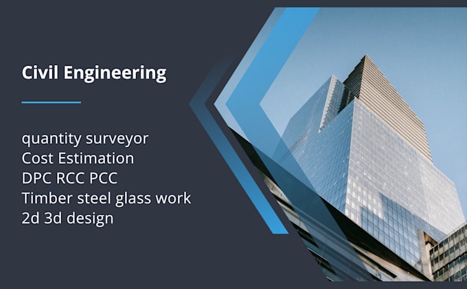 Do civil engineering cost estimation and quantity surveyor by Sammy ... Do civil engineering cost estimation and quantity surveyor by Sammy ...