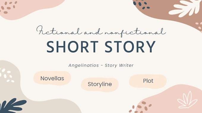 Write creative short fictional or nonfictional stories by Angelinatios ...