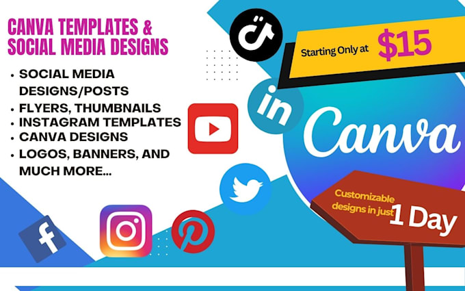Design professional canva templates for engaging posts by Sadyat | Fiverr