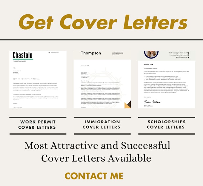 Write cover letters with most attractive words and designs by Ab ...