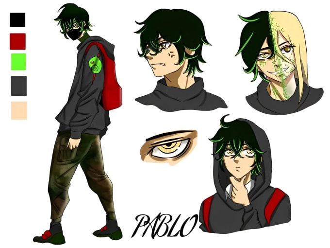 Cusstom reference sheet for your, anime, vrchat, furry, oc, nsfw ...