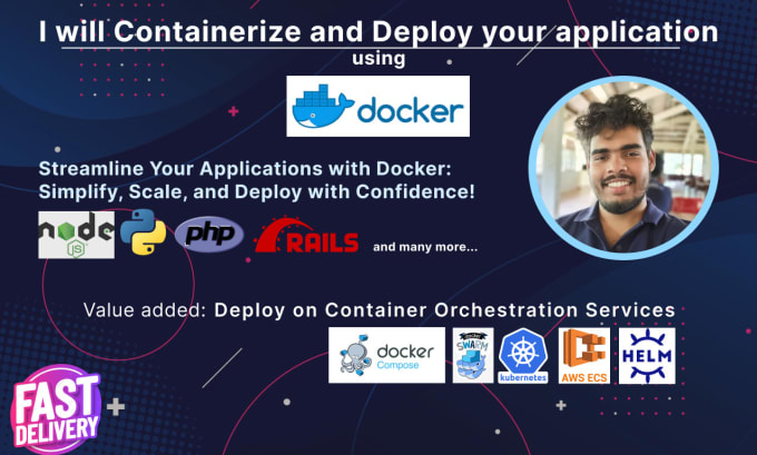 Containerize and deploy your application by Kavishka_hr | Fiverr Containerize and deploy your application by Kavishka_hr | Fiverr