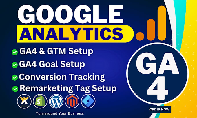 Fix or setup google analytics 4, ga4 ecommerce tracking, conversion tracking gtm by Marketing ...