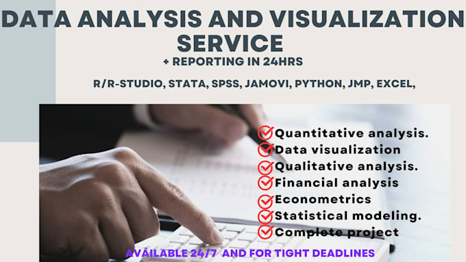 Do professional data analysis and visualization in r and python by Silviance123 | Fiverr