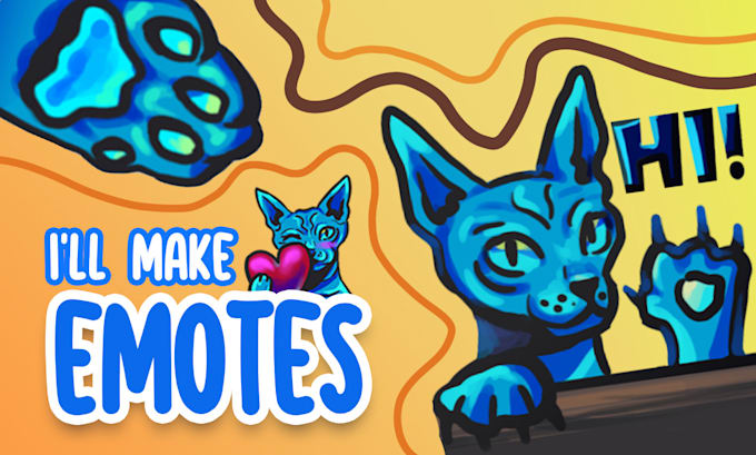 Draw emotes, badges and stickers for twitch, discord etc by Zayaart ...