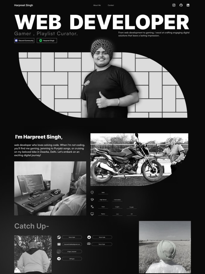 Prepare a visually appealing landing page design by Devgrover_ux | Fiverr
