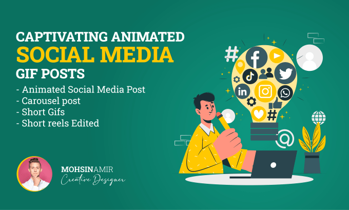 Create captivating animated social media gif posts by Mohsinamir | Fiverr Create captivating animated social media gif posts by Mohsinamir | Fiverr