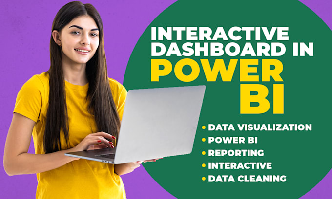 Create interactive dashboard in power bi by Uzmabatool795 | Fiverr
