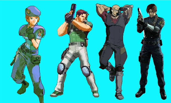 Create 8bit pixel art and 2d pixel characters by Saira_dexigner | Fiverr