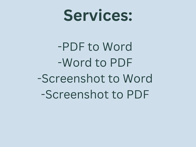 Provide professional data entry services conversion of documents and ...