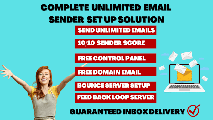 Setup unlimited smtp server with mailwizz to send bulk emails by Wordpressmgc | Fiverr