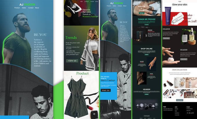 Design responsive html email template and newsletter by Debobroto247 ...
