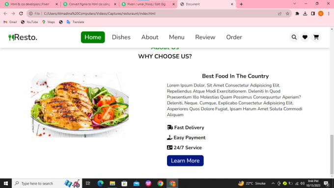 Make responsive website by using html, css and scripting by Umar_frooq ... Make responsive website by using html, css and scripting by Umar_frooq ...