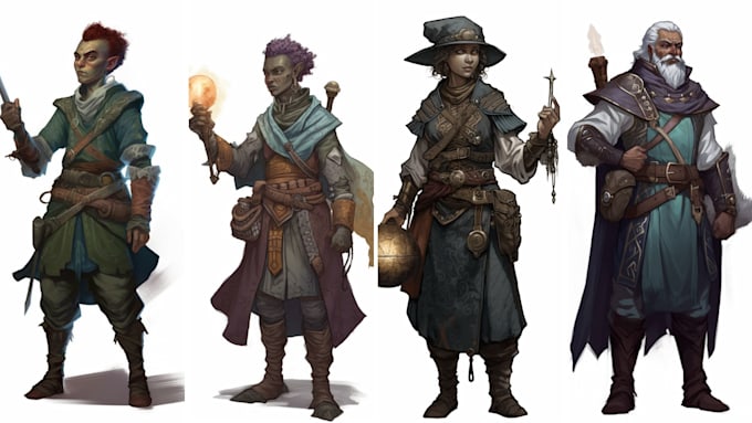 Make fictional characters based on your dnd persona for all your ...
