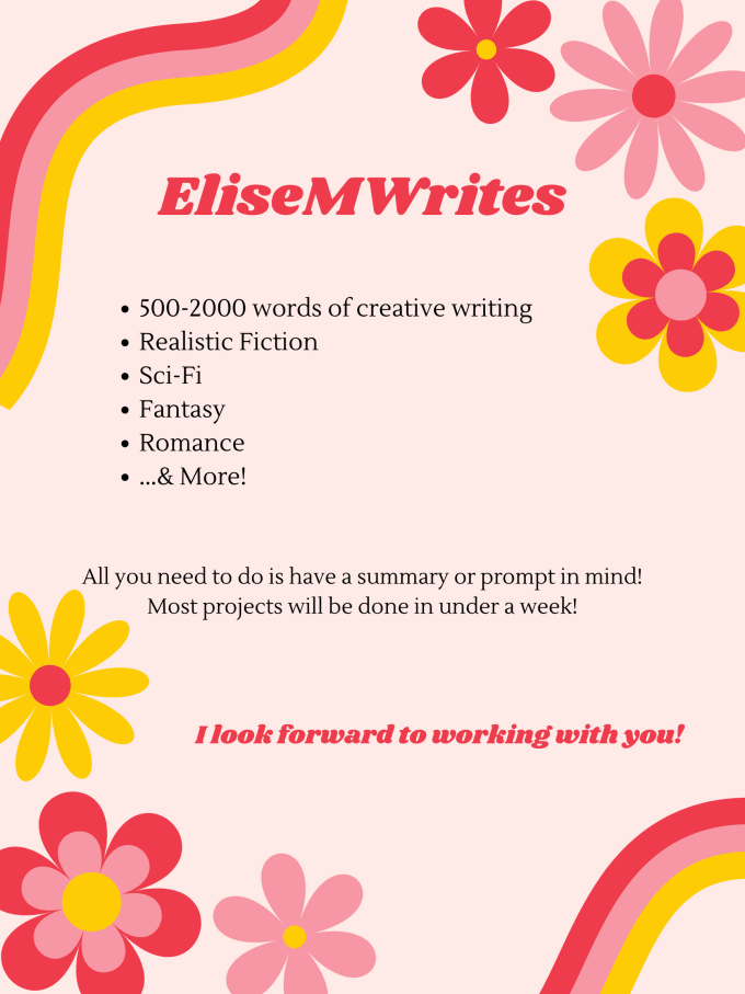 Ghostwrite short stories fantasy realistic fiction by Elisemwrites | Fiverr Ghostwrite short stories fantasy realistic fiction by Elisemwrites | Fiverr
