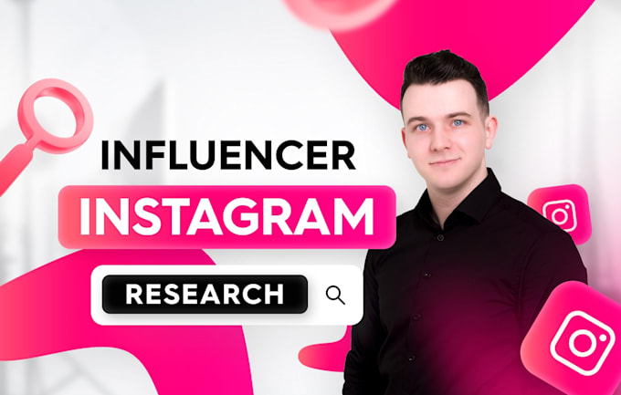 Professionally research instagram influencer marketing by Dmitrysocial | Fiverr