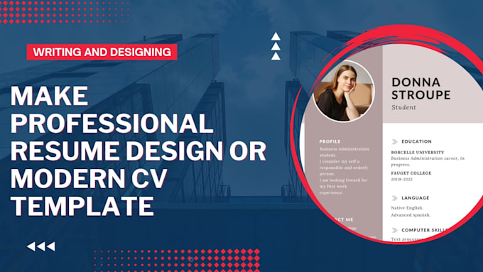 Design your resume, cv in ms word within few hours by Asmat86 | Fiverr