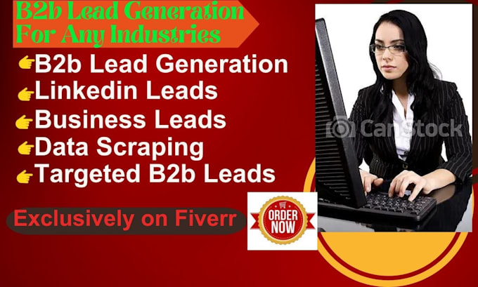 Conduct precise targeted b2b lead generation in any industry by Akbor1991 | Fiverr