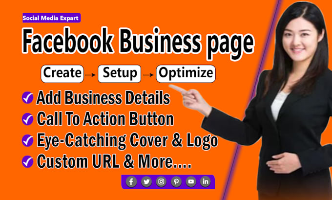 Create a facebook page and optimize banner logo design by Photoshop ...