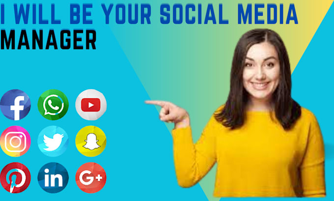 Be your social media manager sm post and website designer by ...