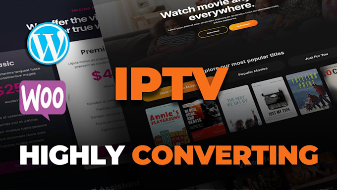 Create a fully functional iptv website for wordpress by Itsrinom | Fiverr