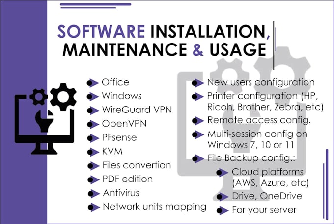 Install, configure and guide you through all kinds of softwares by ...