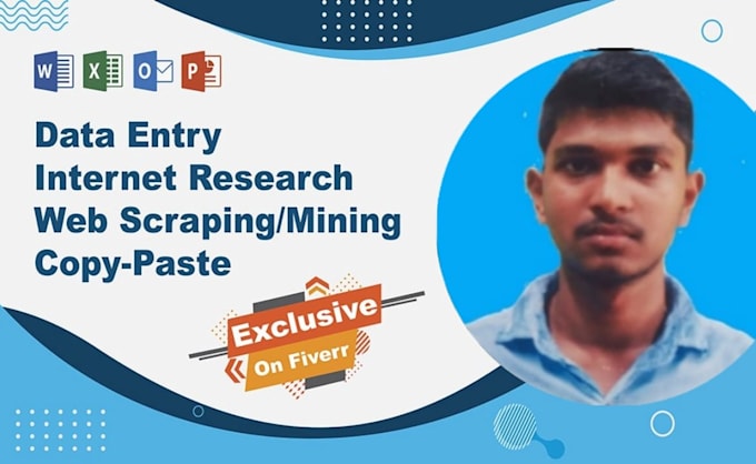 Do data entry operator, data entry, copy paste, web research , data collection by Workupsunil ...